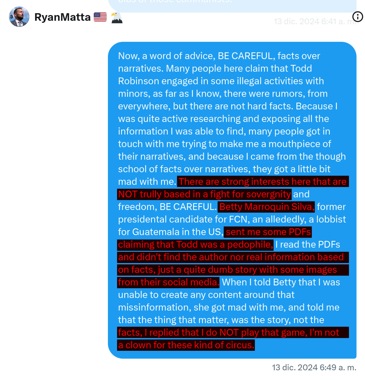 ¿Quién es Ryan Matta? | Frente por la Verdad y los Hechos